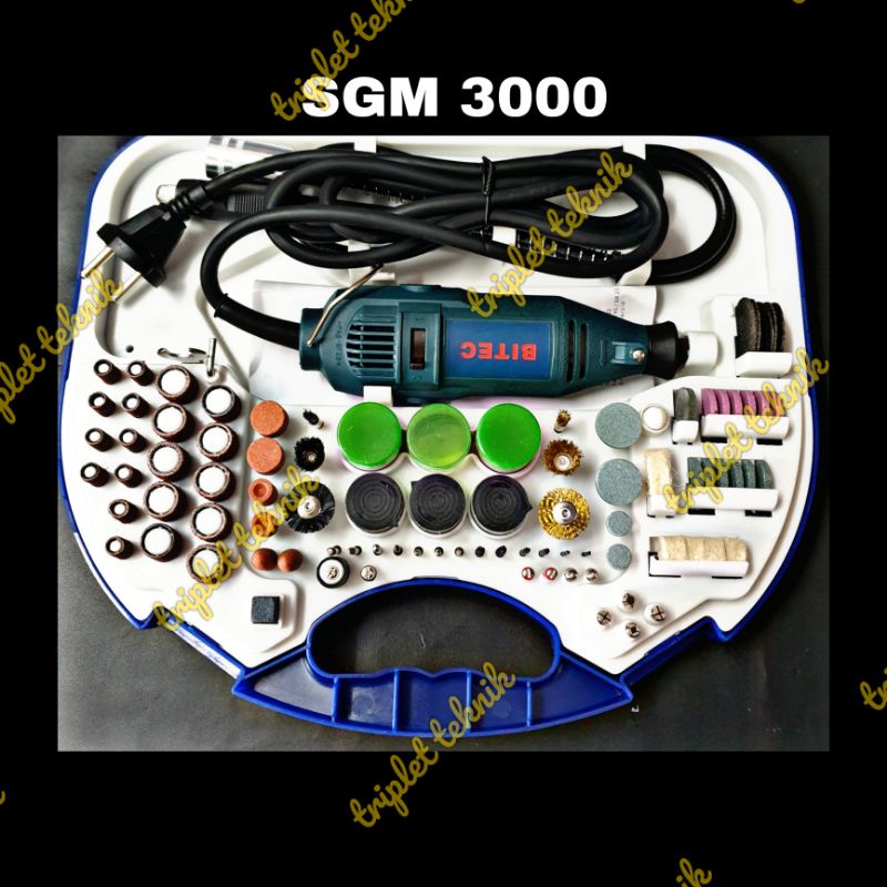 Jual mesin gerinda mini bitec sgm 3000 / mesin gerinda mini grinder ...