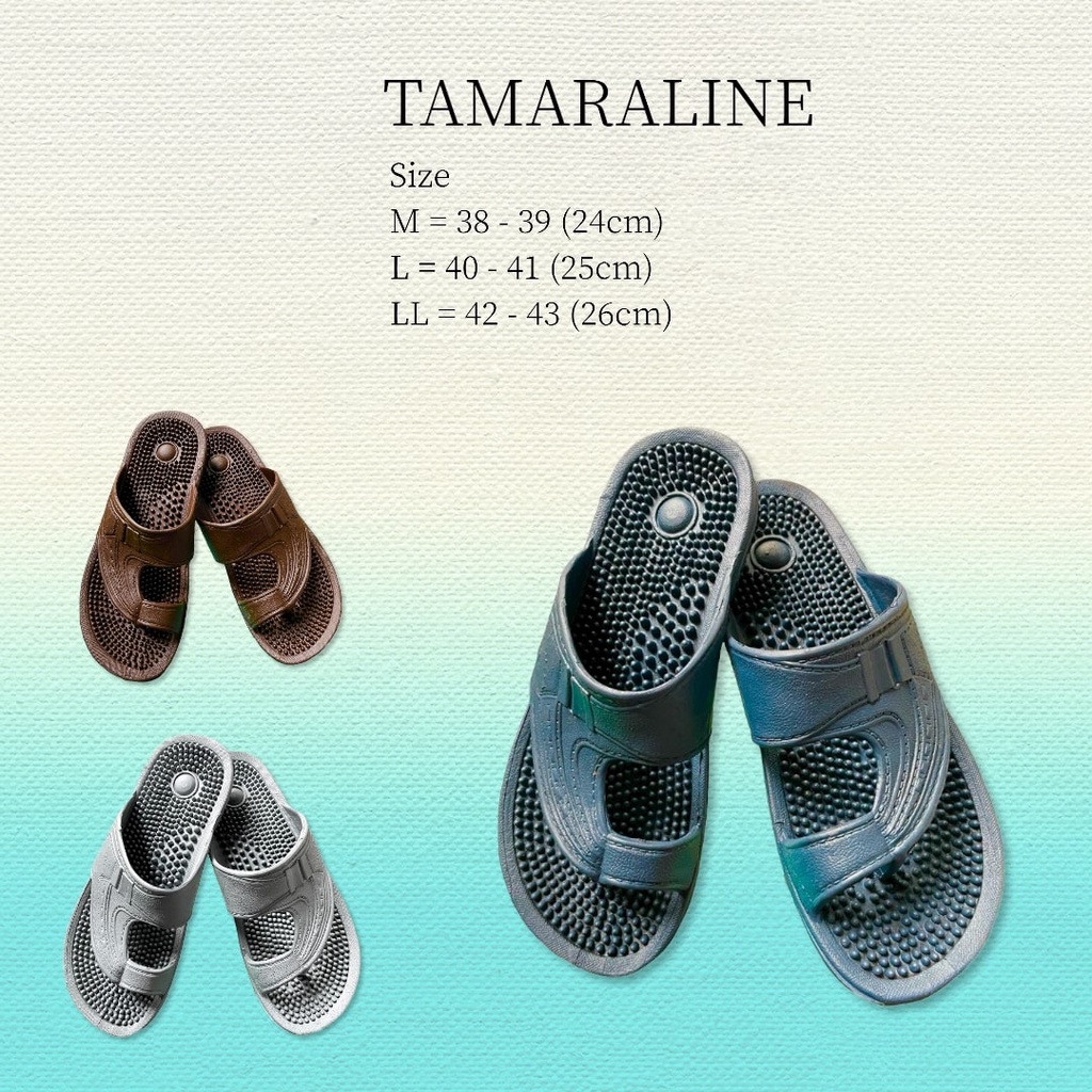 Jual Tamara Line Sandal Jepit karet Pria Dewasa Terbaru Kekinian Remaja ...