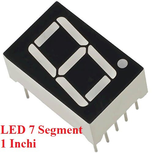 Jual Led Seven 7 Segment Segmen 1" 1 Inch 1 Inci Digit Display Merah ...