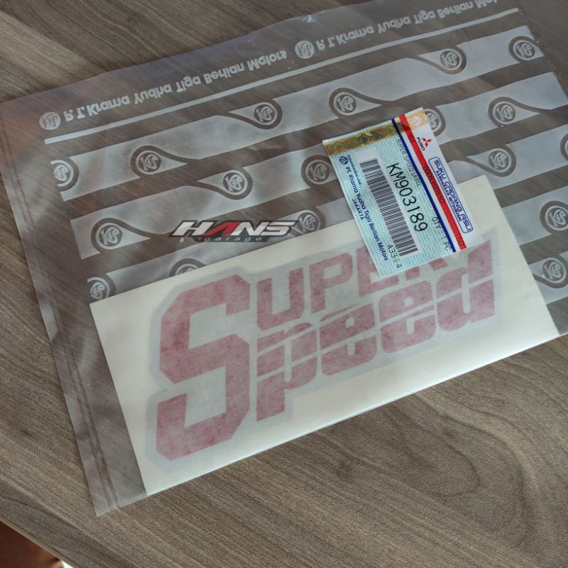 Jual emblem super speed canter stiker super speed original | Shopee ...