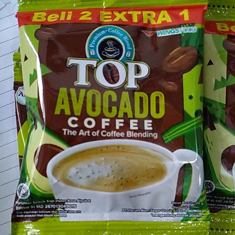 Jual Kopi Top Avocado Coffee 1 renceng 15 sachet | Shopee Indonesia