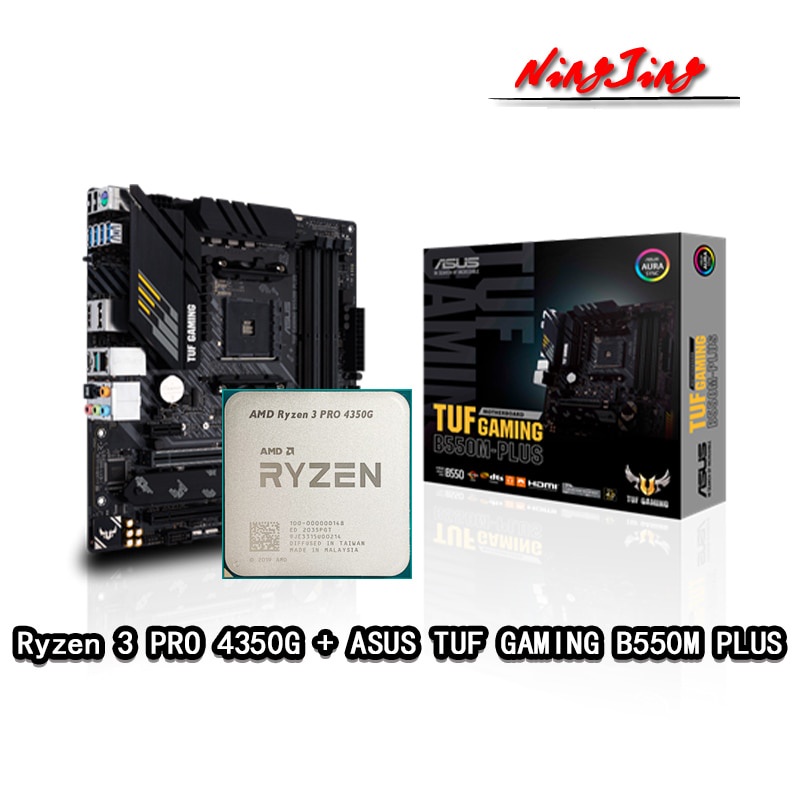 Jual PREORDER AMD Ryzen 3 4350G R3 4350G CPU + ASUS TUF GAMING B550M PLUS Motherboard Suit ...