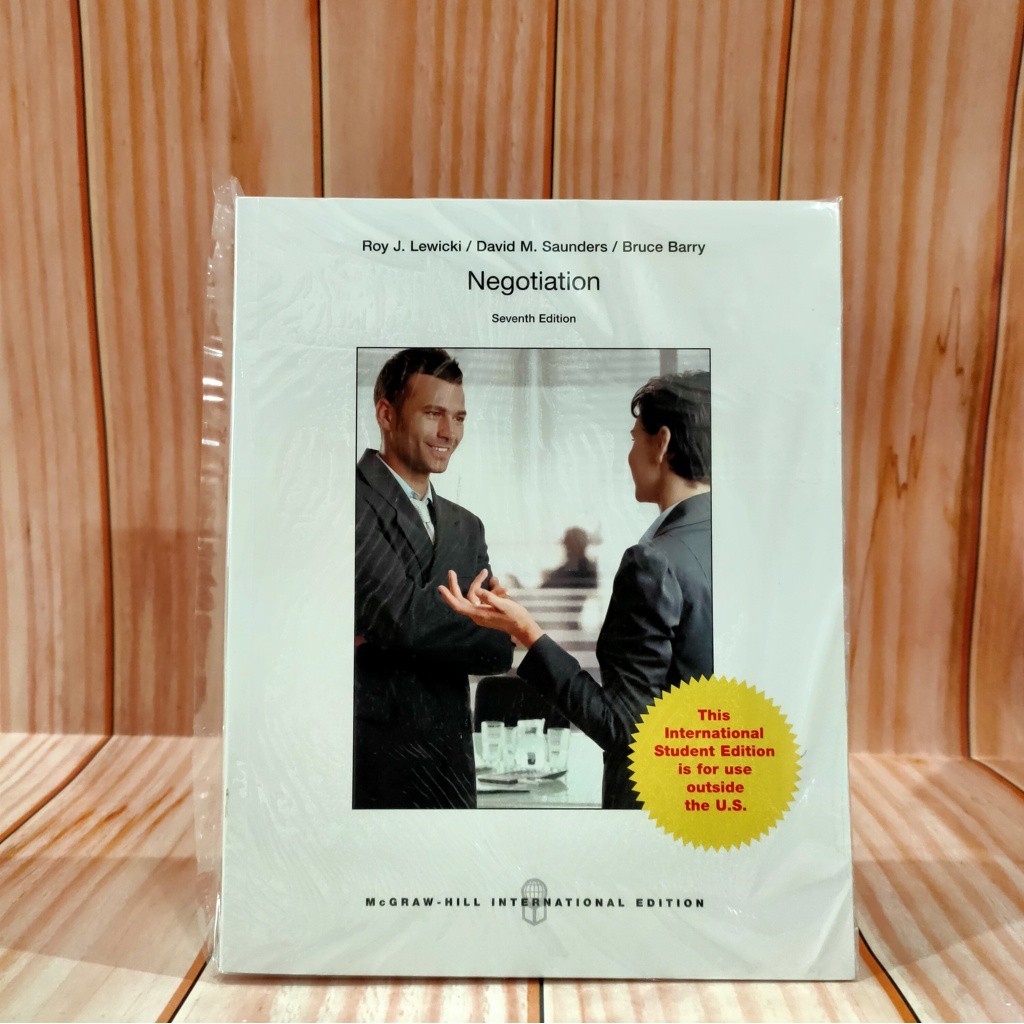 Jual BUKU NEGOTIATION SEVENTH EDITION ORIGINAL / ROY J. LEWICKI / MC GRAWHILL | Shopee Indonesia