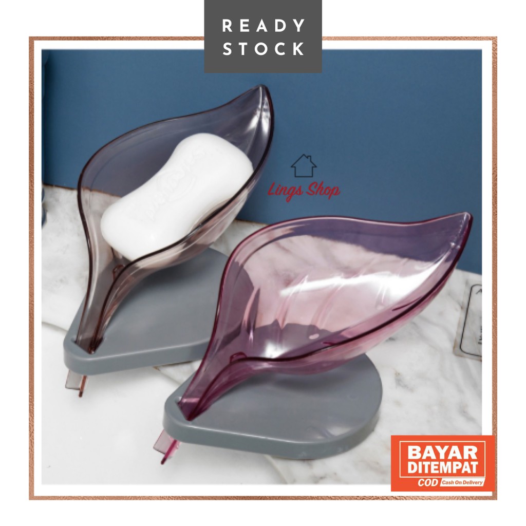 Jual [DESIGN MEWAH] LEAF SOAP Tempat Sabun batang Unik Bentuk Daun ...