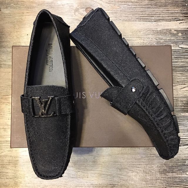 Jual SEPATU LOAFERS LOUIS VUITTON (BLACK) | Shopee Indonesia