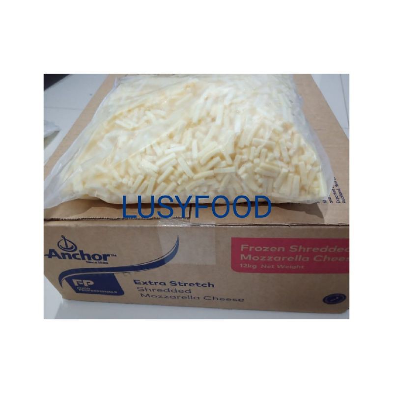 Jual Mozzarella Extra Stretch Shredded Anchor /Mozarella parut | Shopee ...