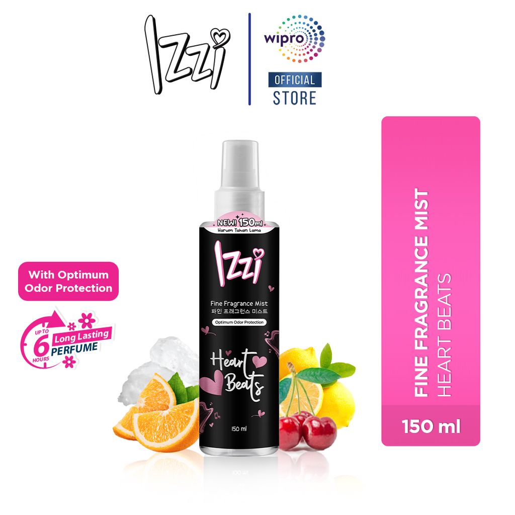 Jual IZZI Fine Fragrance Mist Heart Beats 150ml | Shopee Indonesia