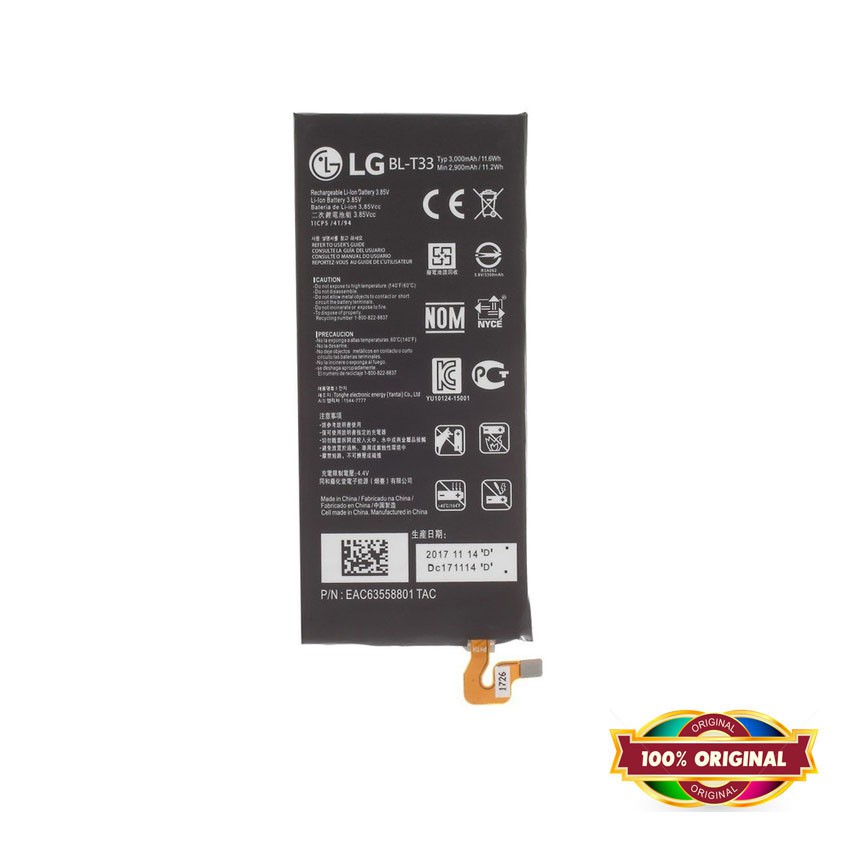 Jual Original Battery for LG Q6 / Q6 Plus / M700 - 3000mAh - Garansi 1 ...