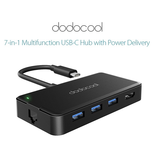 Jual Dodocool USB Type C 7in1 HUB USB C Multifunction | Shopee Indonesia