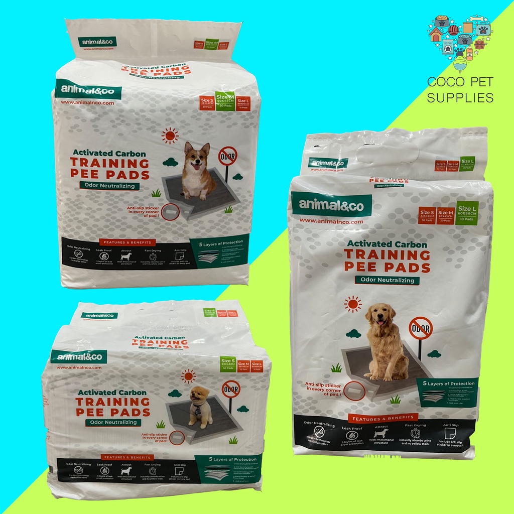 Jual Underpad Carbon Animal&Co Carbon Pee Pads Alas Pipis Anjing Karbon ...