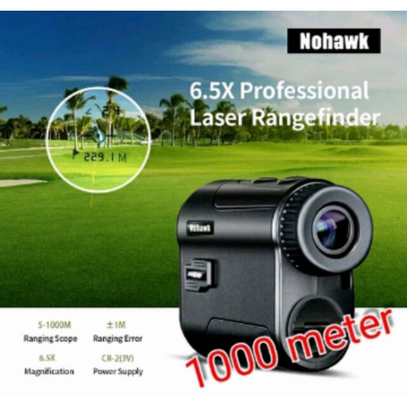 Jual nohawk range finder laser finder pengukur jarak nk1000 1km ...