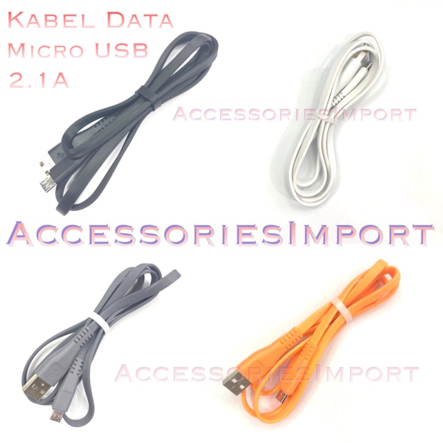 Jual Kabel Data Micro USB / Andorid / Type C / Iphone / Kabel Charger 2 ...
