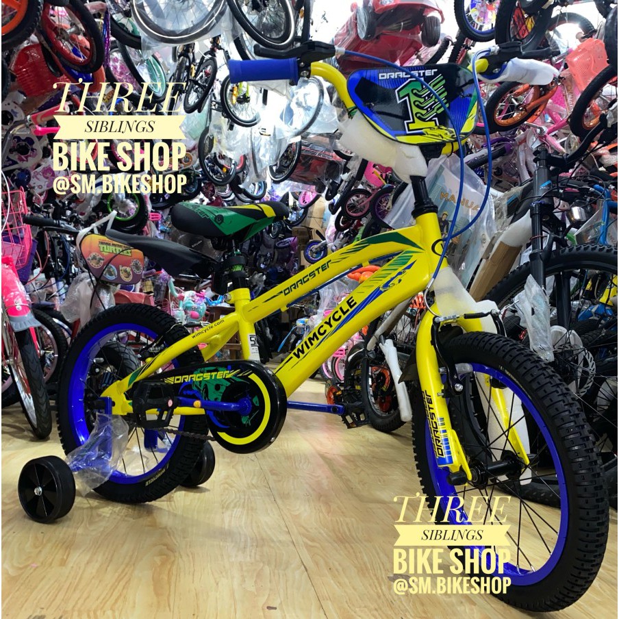 Jual SEPEDA BMX ANAK WIMCYCLE DRAGSTER 16 INCH WARNA KUNING | Shopee ...