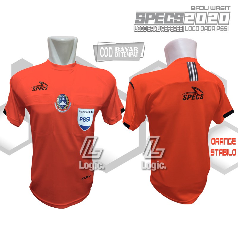Jual Baju Wasit SPECS2020 STABILO XL LOGO DADA PSSI - SAKU REFEREE PSSI ...