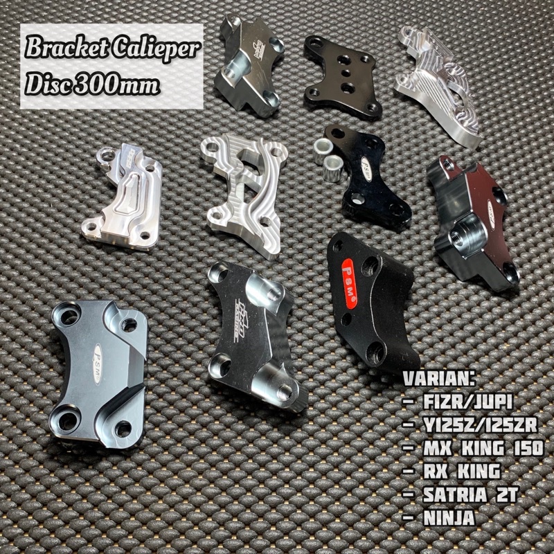 Jual BREKET KALIPER Cakram 300 mm Jupiter Z F1ZR 125Z MX King fizr rx njmx z1 vega zr vixion ...