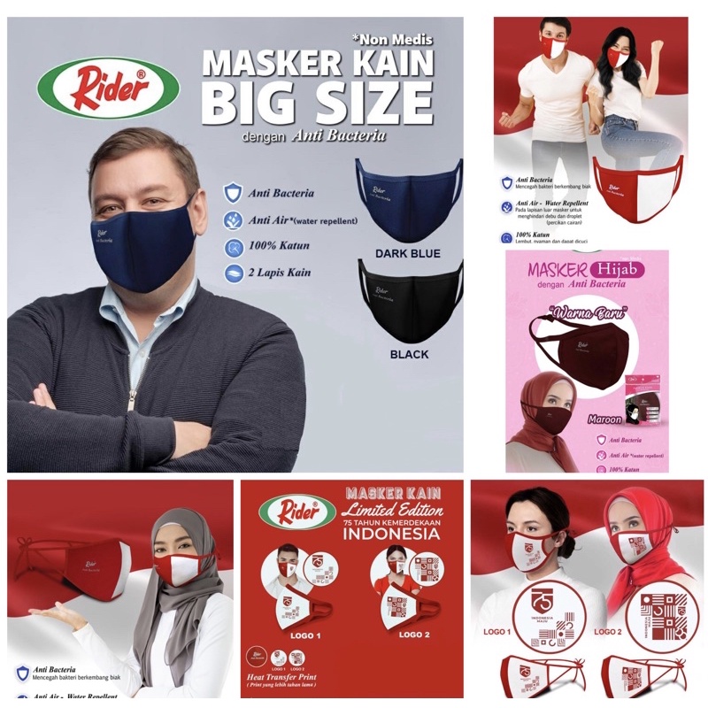 Jual Masker Kain Rider Limited Edition | Shopee Indonesia
