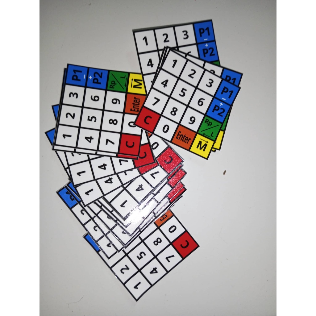 Jual Stiker Keypad Laminasi Custom Anti Air Pom Mini / Pertamini ...