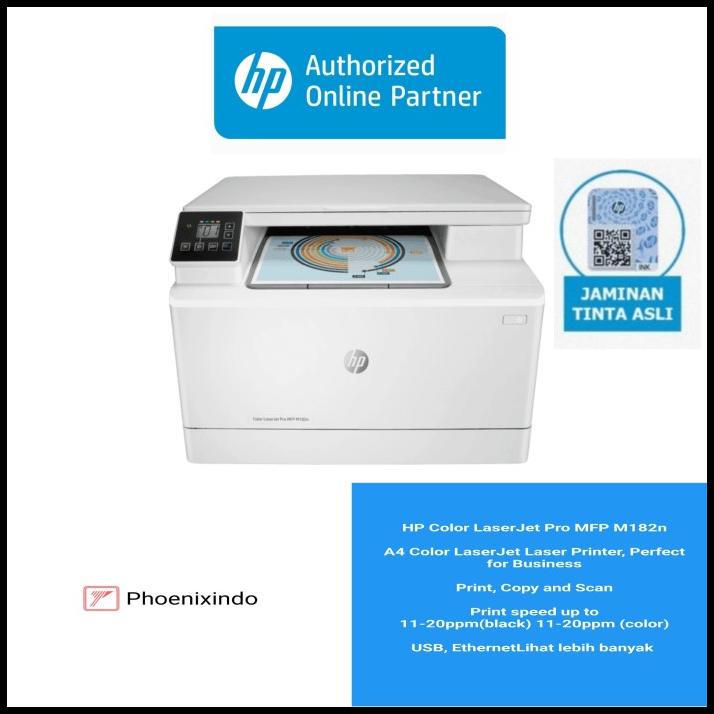 Jual Printer Hp Color Laserjet Pro Mfp M182N M 182N (Print, Scan, Copy ...
