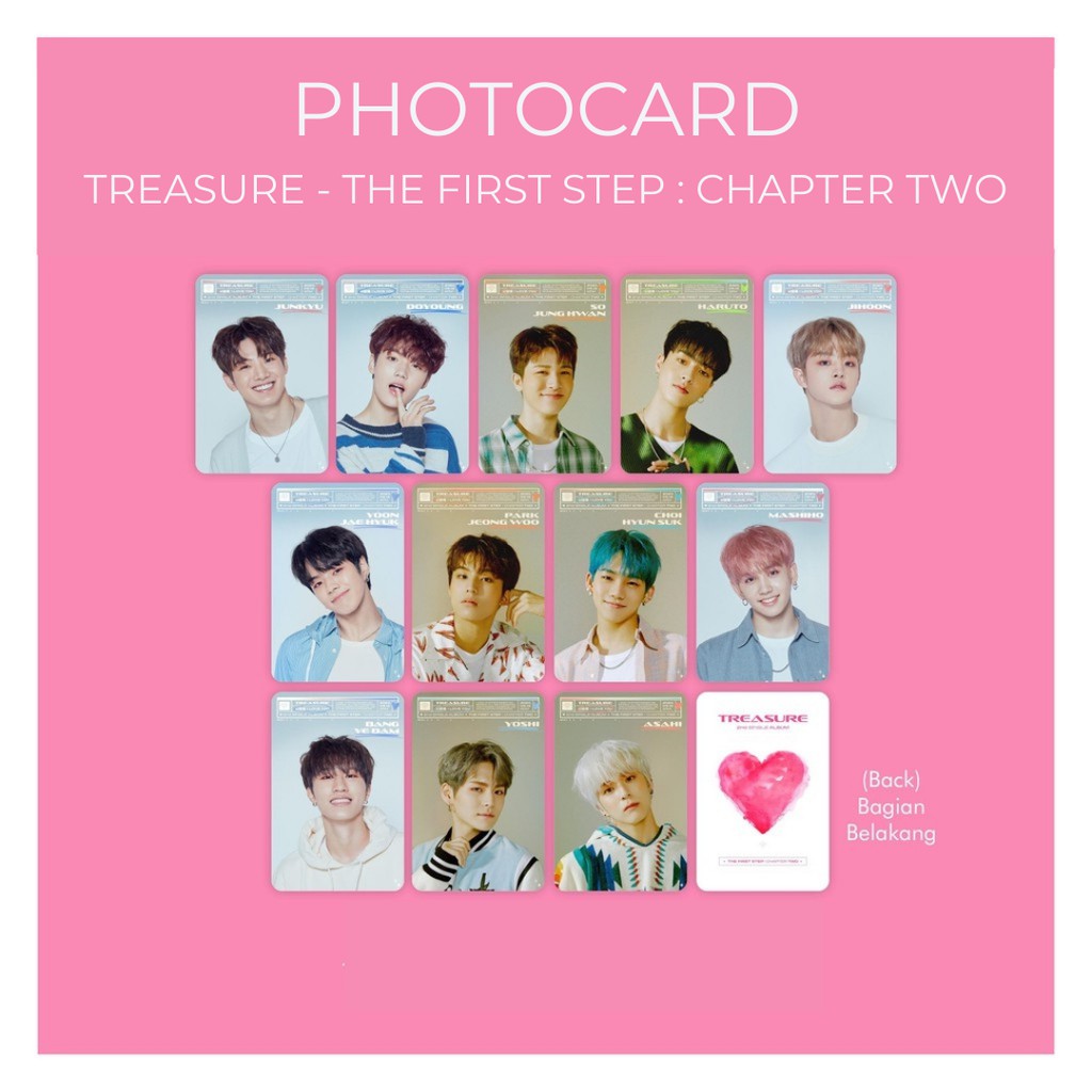 Jual TREASURE Photocard TREASURE - The First Step : Chapter Two ...