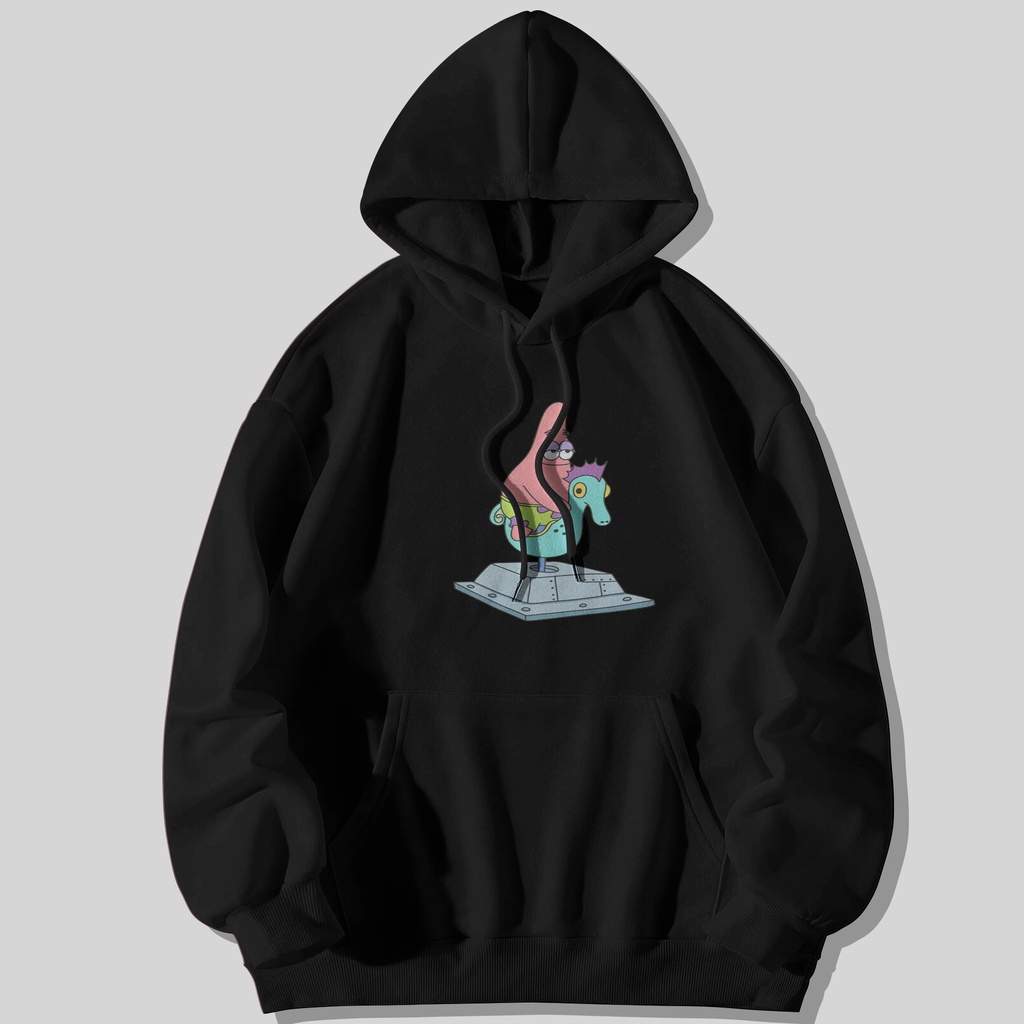 Jual Hoodie Hitam Patrick Star Black Nations Jaket Jumper Cotton Fleece ...