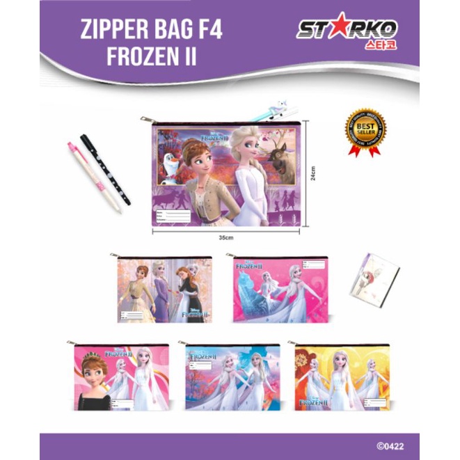 Jual Map Zipper Sleting Buku Pelajaran F4 Frozen | Shopee Indonesia