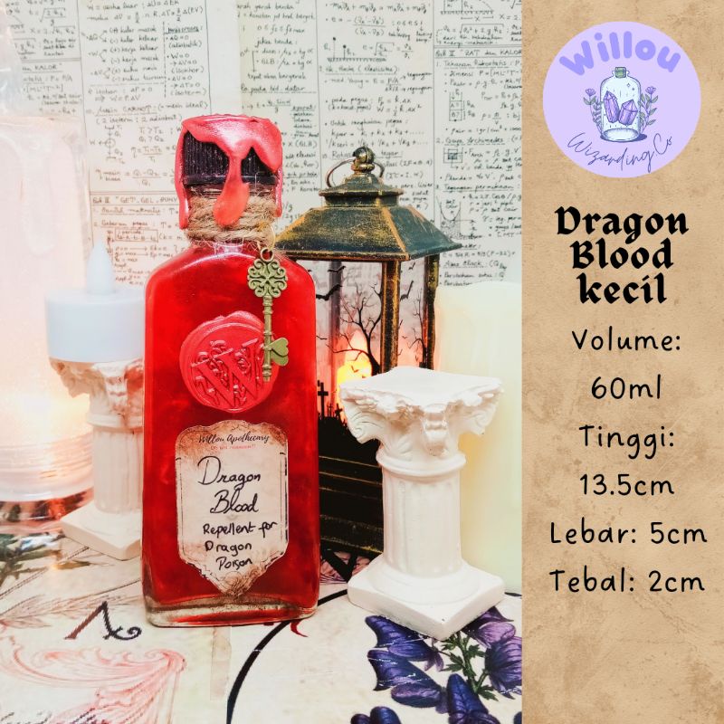 Jual Harry Potter Potion Dragon Blood 60ml Magic Potion Ukuran Sedang ...
