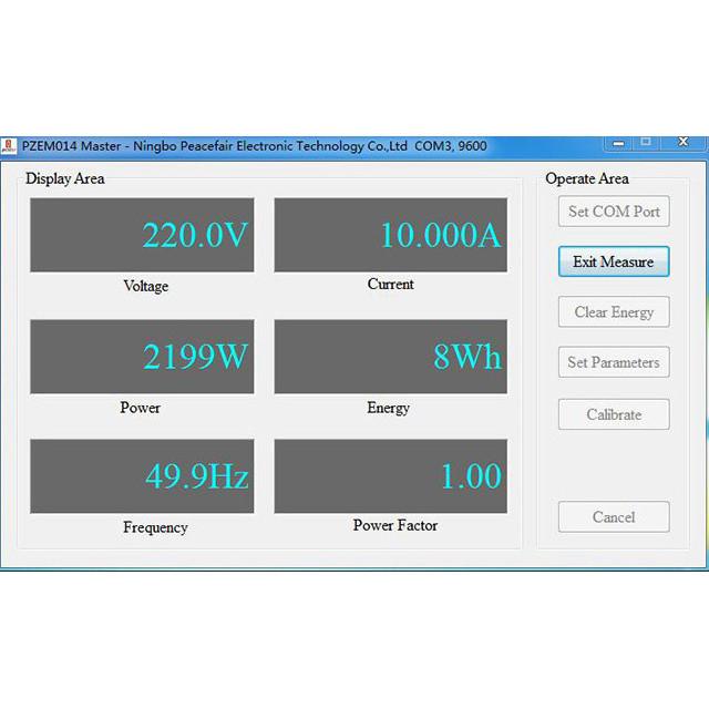Jual Peacefair PZEM-004T with Open CT AC Voltage and Current Monitoring ...