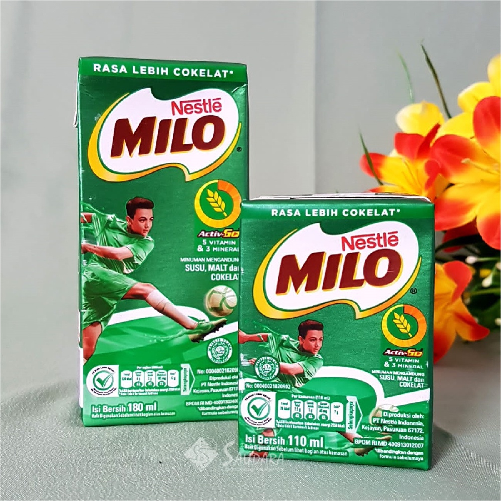 Jual Milo Activ-Go Minuman Mengandung Susu dan Cokelat UHT 110 ml | Shopee Indonesia