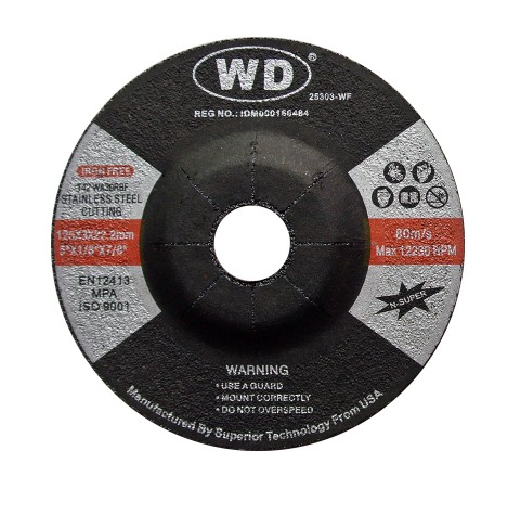 Jual Batu Potong 5"x3 WD Mata Gerinda Gurinda Tipis Cutting Grinda 5" x ...