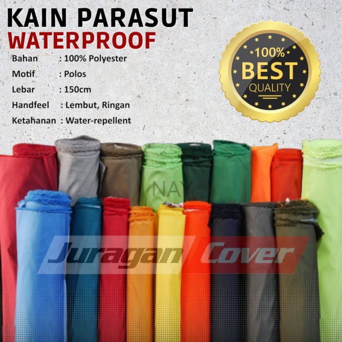 Jual kain parasit / bahan kain anti air 190T | Shopee Indonesia