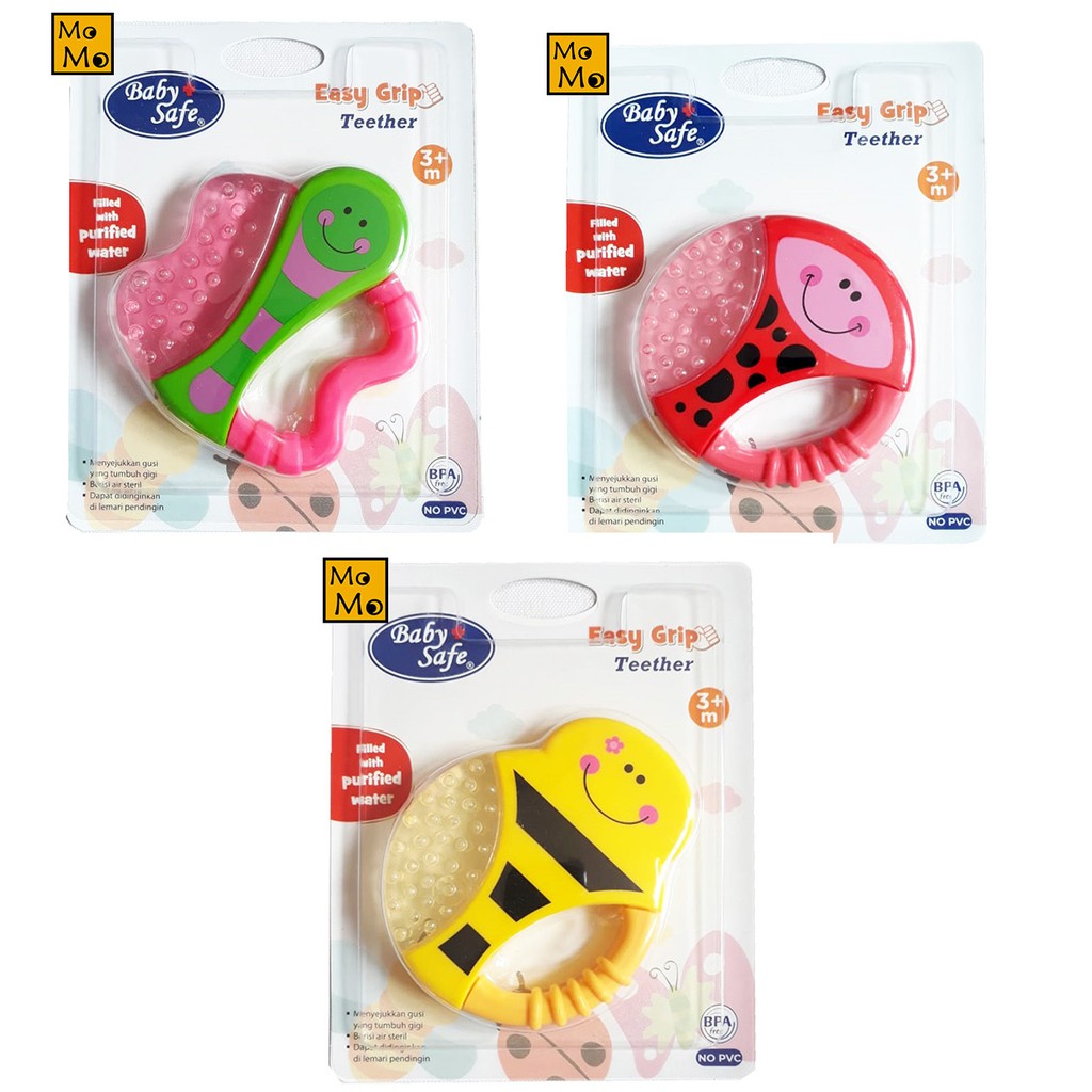 Jual Baby Safe TT002 Perlengkapan Bayi Easy Grip Teether - Mainan Bayi ...