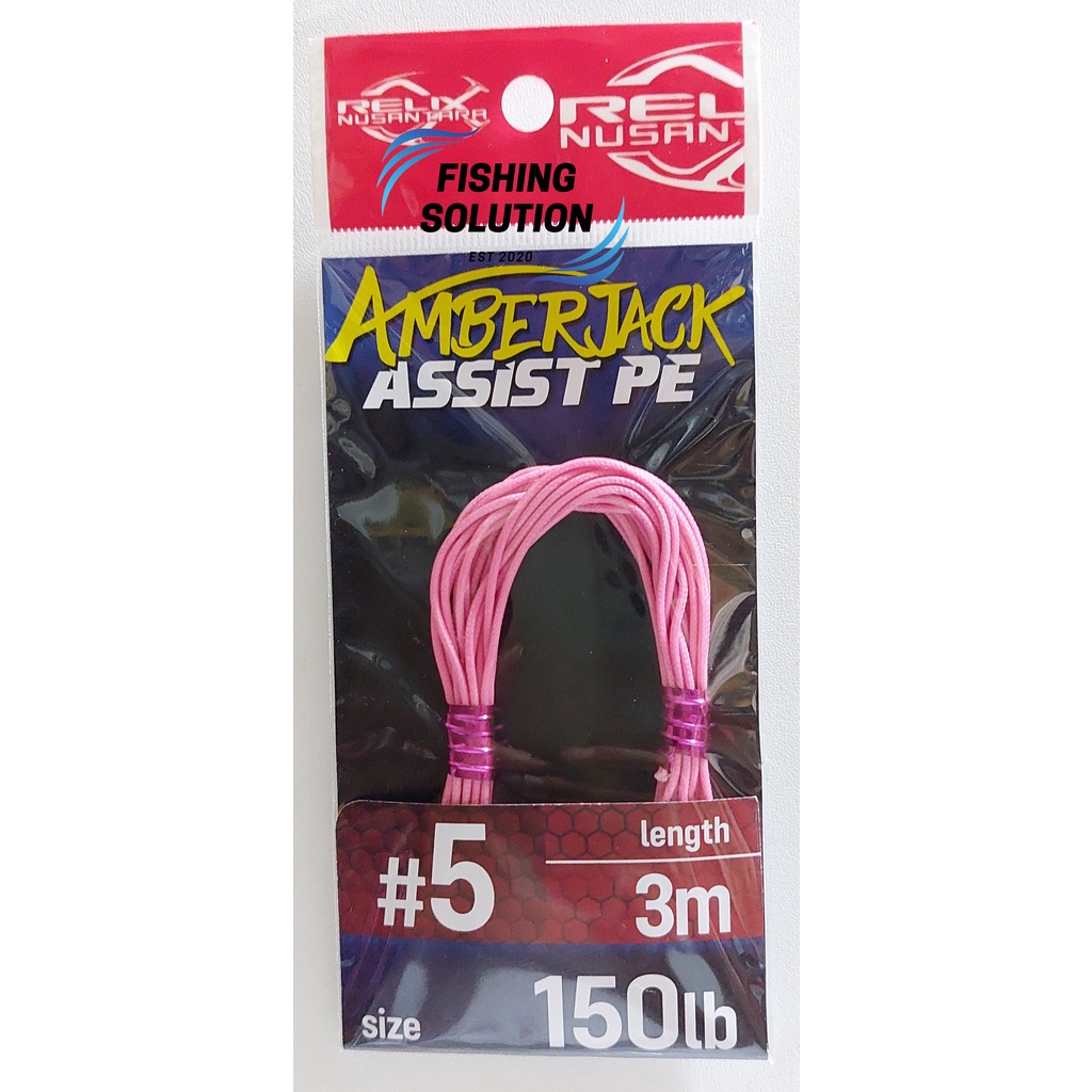 Jual Senar Pancing Relix Nusantara Amberjack Kevlar Assist PE Line 3 M ...