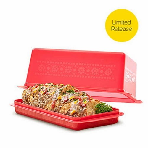 Jual Bread Server Bread Lover Tupperware Tempat Roti dan Kue | Shopee ...
