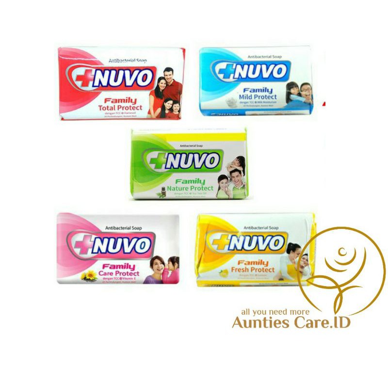 Jual NUVO FAMILY ANTIBACTERIAL SOAP SABUN MANDI BATANG 76gr | Shopee Indonesia
