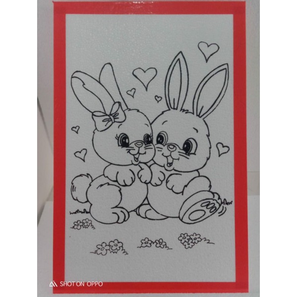 Jual media mewarnai sterofoam ukuran 33x50 full lis warna | Shopee ...