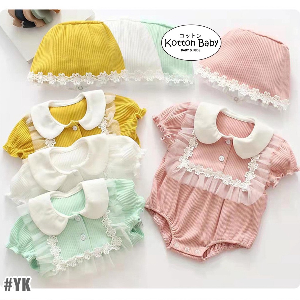 Jual (free topi) 0-12bln JUMPER RUFFLE BASIC BAYI | JUMPSUIT ROMPER ... Jual (free topi) 0-12bln JUMPER RUFFLE BASIC BAYI | JUMPSUIT ROMPER ...