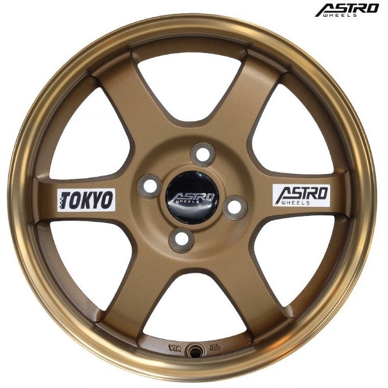 Jual Velg Mobil ASTRO Tokyo Wheels Japan R15x7.0 Pcd 4x100 ET40 Bronze ...