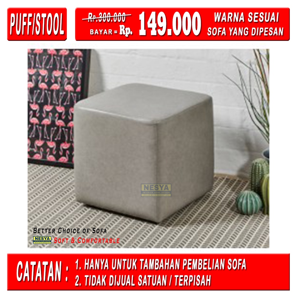 Jual STOOL PUFF SOFA by NESYA INTERIOR | Shopee Indonesia