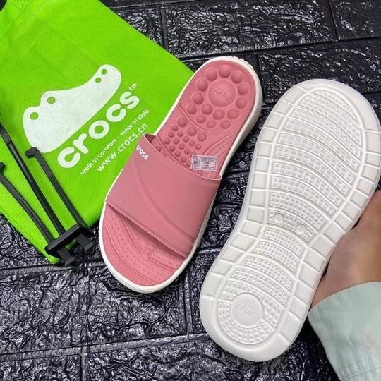 Jual Crocs / Crocs Reviva Slide 2/ Sandal Crocs/Crocs Cewe / Crocs ...