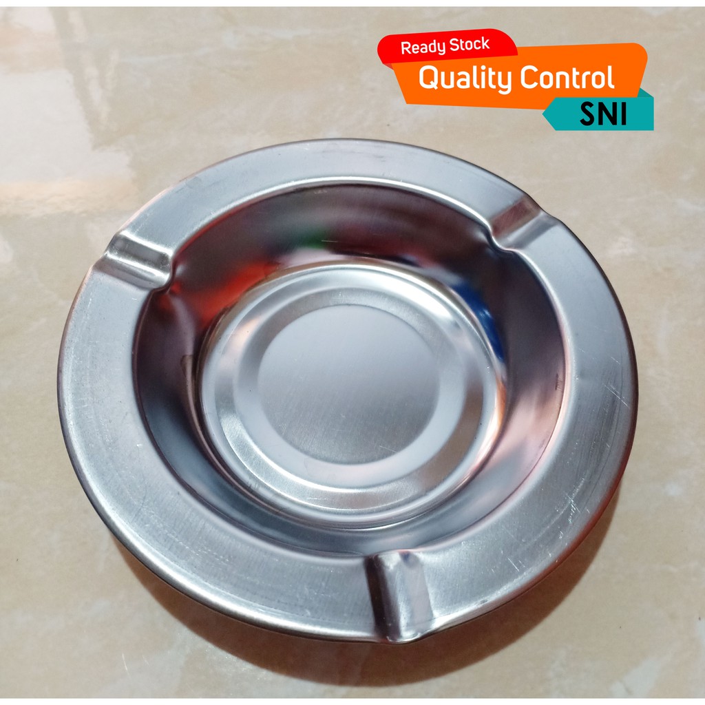 Jual ASBAK ROKOK STAINLESS UK 12 CM | Shopee Indonesia