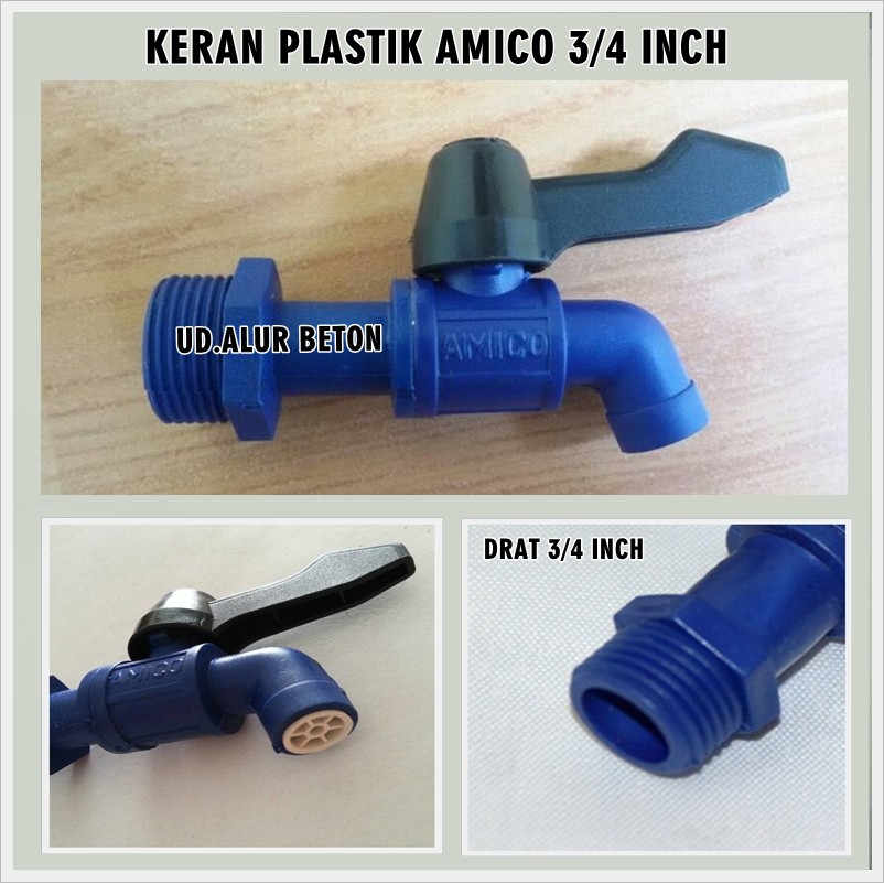 Jual Keran Amico Kran plastik 3/4 Kran pvc Terlaris dan Tahan Lama ...