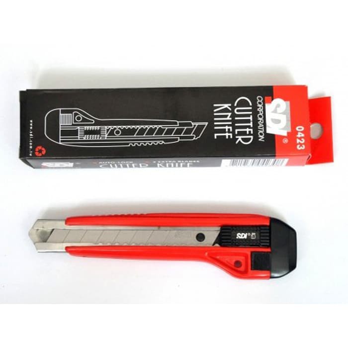 Jual SDI Cutter Knife 0423 SDI Cutter Besar Auto Lock | Shopee Indonesia