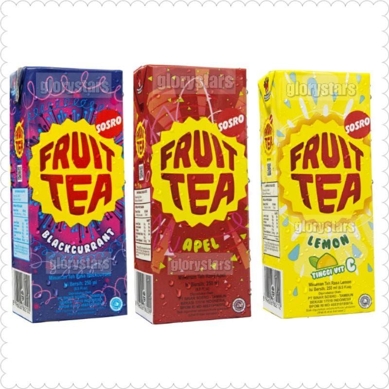 Jual Fruit Tea 250ml Sosro Buah Mix | Shopee Indonesia