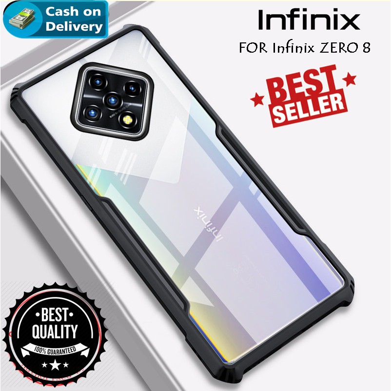 Jual Case Infinix ZERO 8 Beatle Series Bumper Transparan Clear Armor ...