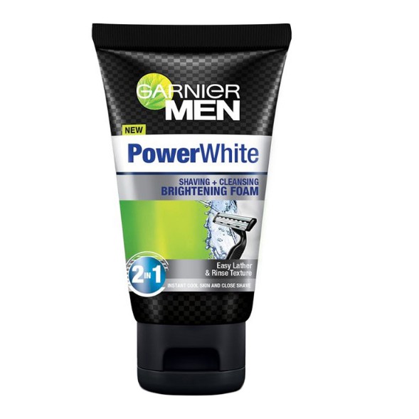 Jual Garnier Men Power White Shaving & Cleansing Brightening Foam 50ml ...