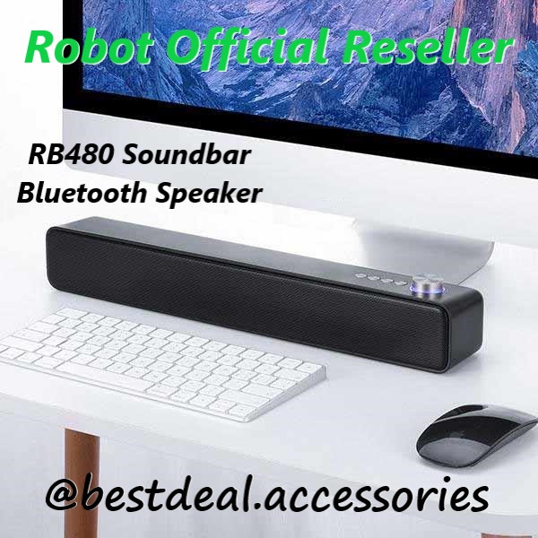 Jual Robot Rb480 Soundbar Bluetooth Speaker Tv Pc Aux 3.5Mm Micro Sd | Shopee Indonesia
