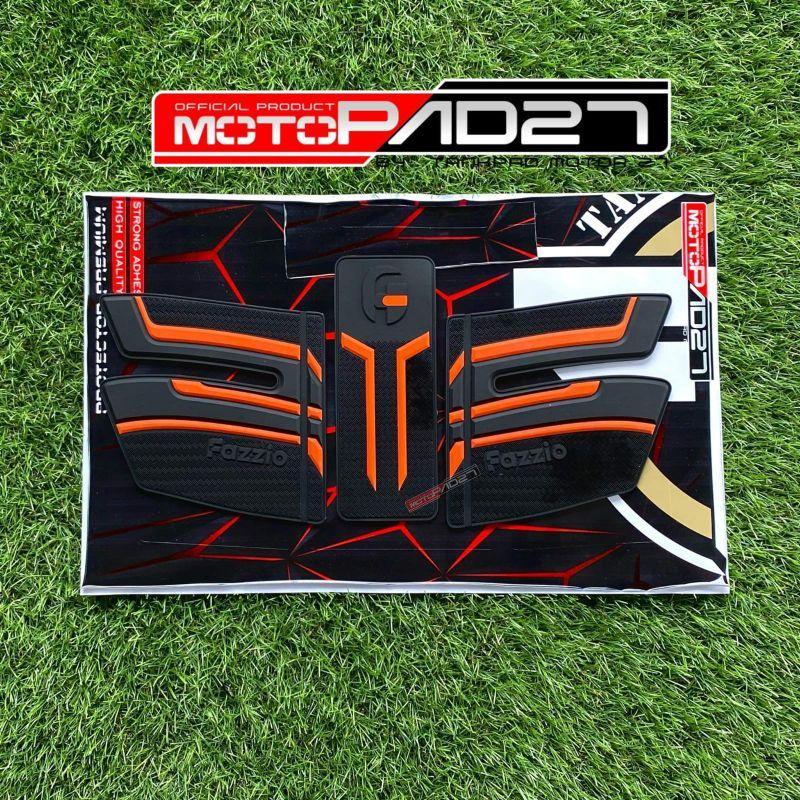 Jual Sticker Stiker Fazzio Deckpad Karet Rubber 3D yamaha Fazzio Deck ...