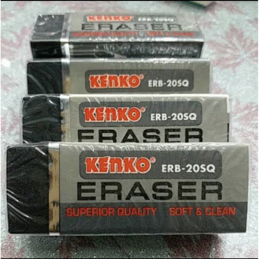 Jual BOS 6pcs Kenko Penghapus ER-20SQ Besar/ Eraser/ Setip/ Pensil/ Belajar | Shopee Indonesia