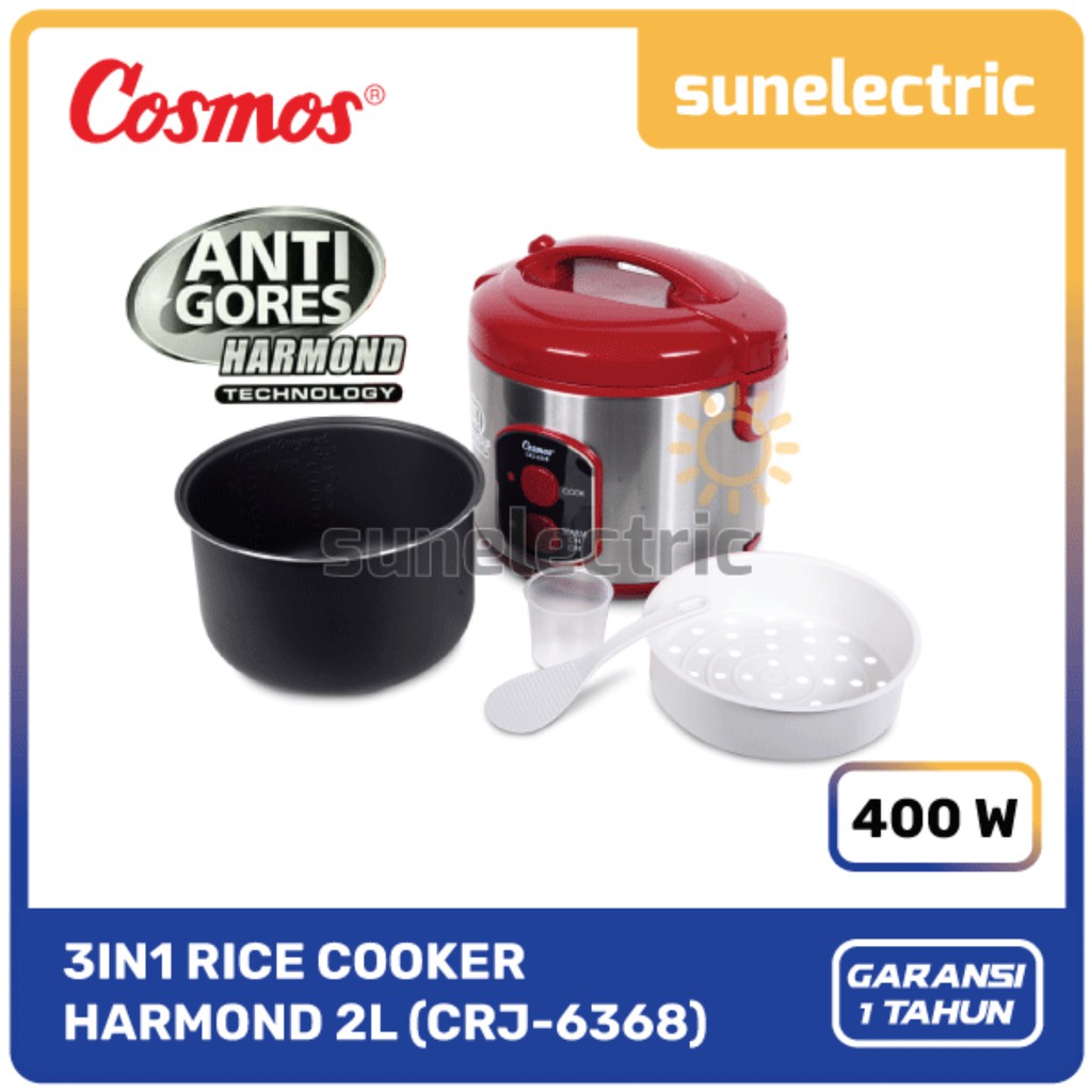 Jual Cosmos CRJ-6368 Rice Cooker 3in1 Magic Com HARMOND (2 Liter) CRJ ...