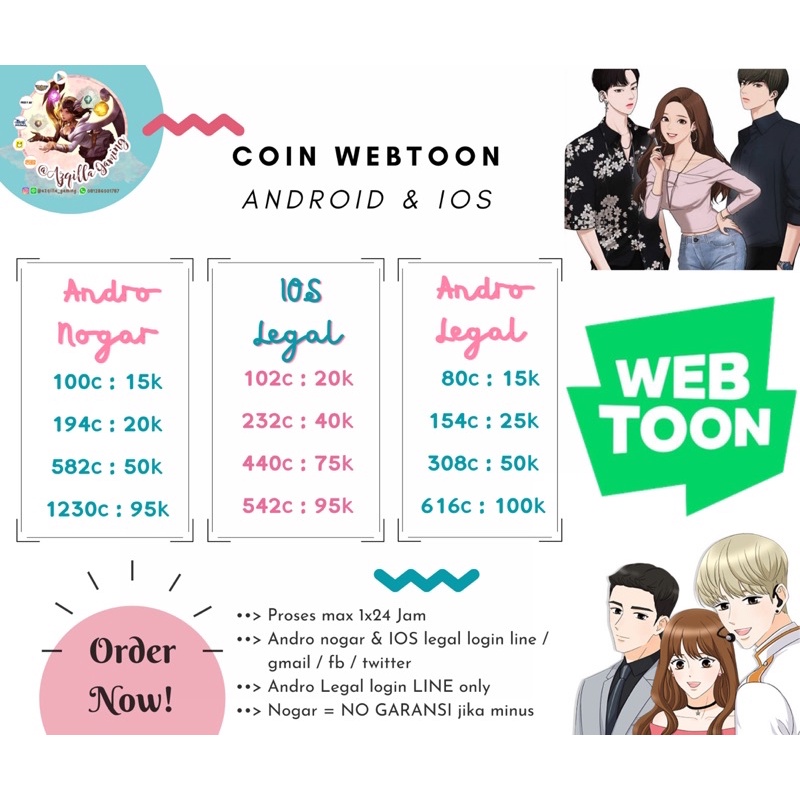 Jual Coin Webtoon / Koin Webtoon | Shopee Indonesia
